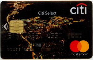 Bank Card: Citi Select. Express card (Citibank, RussiaCol:RU-MC-0426.07