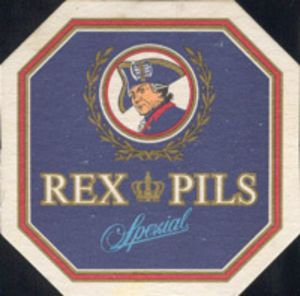 Sous-bock de bière: Rex Pils (Berliner-Kindl-Schultheiss-Brauerei GmbH ...