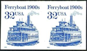 Stamp: Ferryboat 1900s (United States of America(Transportation Issue ...