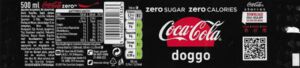 Drink Label: Coca Cola Zero, doggo (Coca-Cola 3E Greece ABEE, Greece ...