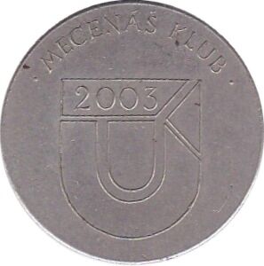 Token: Mecenáš klub 2003 / vstupenka na ceremoniál "D" (Czech Republic ...