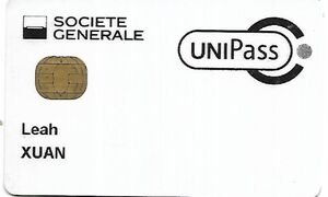Functional Card: UniPass - Societe Generale (Banks, France(Societe ...