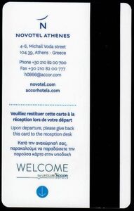 Hotel Card: Novotel Athenes (Novotel, Greece(Novotel - Young people ...