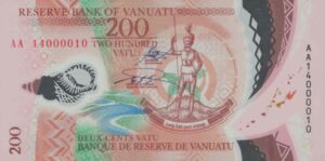 Banknote: 200 Vatu (Vanuatu(2006-2021 Issue) Wor:P-12a.1