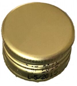 Bottle Cap: Generic Gold cap (Generic Caps, ManufacturersCol:CB-MF-00001