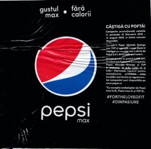 Drink Label: Pepsi Max (S.C. Quadrant - Amroq Beverages S.R.L ...