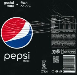 Drink Label: Pepsi Max (S.C. Quadrant - Amroq Beverages S.R.L ...