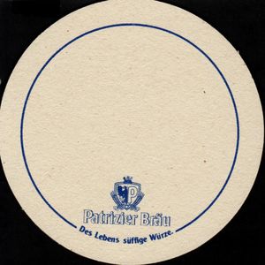 Sous-bock de bière: Patrizier Brau (Patrizier Bräu AG, Allemagne ...