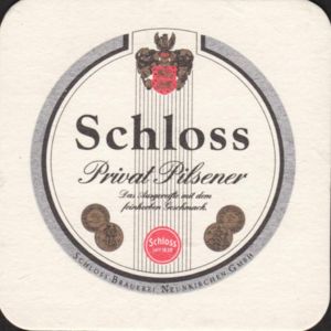 Sous-bock de bière: Schloss (Schlossbrauerei Neunkirchen, Allemagne ...