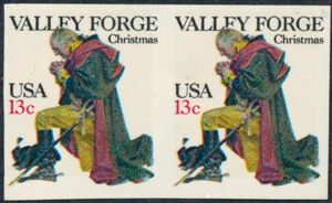 Stamp: Washington at Valley Forge (United States of America(Christmas ...