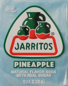Drink Label: Jarritos Pineapple (Embotelladora AGA S.A. de C.V ...