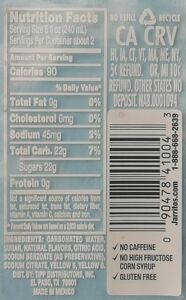 Drink Label: Jarritos Pineapple (Embotelladora AGA S.A. de C.V ...