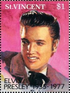 Stamp: Elvis Presley (1935-1977) (Saint Vincent and The Grenadines ...
