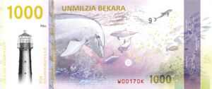 Banknote: 1,000 Bekara (Fantasy Issues(Mujand Banknote) Col:FANT-MUJ-W ...