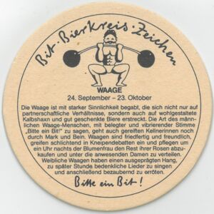 Beer Coaster: Bitburger (Bitburger Brauerei, Germany, Federal Republic ...