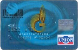 Bank Card: Union Card (Gazprombank, RussiaCol:RU-UC-0021.14