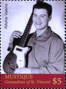Stamp: Ritchie Valens (Grenadines of St. Vincent, Mustique) (Ritchie ...