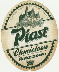 Drink Label: Piast Ratuszowe Chmielowe (Browar Okocim, PolandCol:PL ...