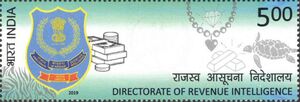 Stamp: Directorate of Revenue Intelligence (IndiaMi:IN 3641,Sn:IN 3199 ...