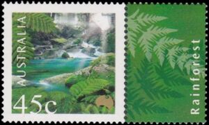 Stamp: Rainforest (Australia(Greeting Stamps - Nature and Nation) Mi:AU ...