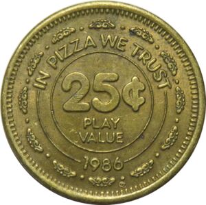 Token: Chuck E. Cheese / Smile America Say - 1986 (United States of ...