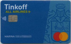 Bank Card: Tinkoff All Airlines (Tinkoff Credit Systems, RussiaCol:RU ...