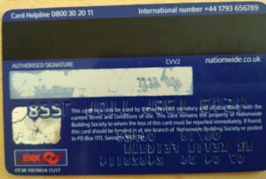 Bank Card: Nationwide Flex Account (Nationwide, United Kingdom of Great ...