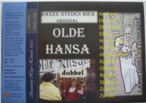 Drink Label: Olde Hansa Dubbel (Brouwerij Huttenkloas, NetherlandsCol ...
