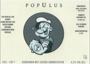 Drink Label: Populus (Brouwerij Huttenkloas, NetherlandsCol:NL-BEER-012694