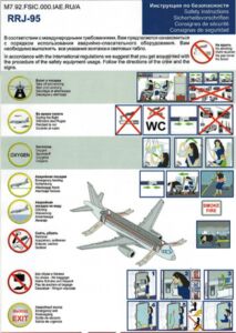 Safety Card: Rrj-95 (IrAero, RussiaCol:IAE-RU-0003