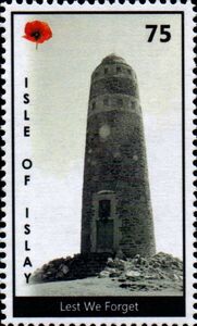 Stamp: Islay War Memorials Lest we forget (Scotland, Isle of Islay ...