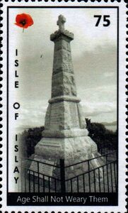 Stamp: Islay War Memorials (Cinderellas) (Scotland : Isle of Islay) Col ...