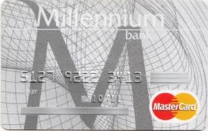 Bank Card: Silver Millennium (Millennium Bank, PolandCol:PL-MC-0413.02