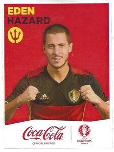 Meal Toy: Eden Hazard (Stickers, Belgium(UEFA EURO 2016 France) Col:COC ...