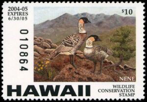 Stamp: Nene Geese (United States of America: Revenue Stamps(Hunting ...