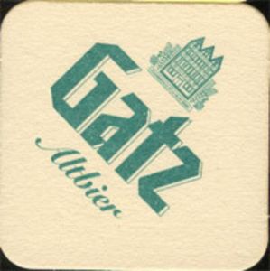 Sous-bock de bière: Gatz (Gatz Brauerei (Carlsberg), Allemagne ...