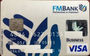 Bank Card: FM Bank Visa Business (FM Bank PBP SA./Nest Bank SA ...