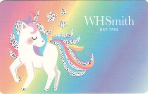 Gift Card: Unicorn (WHSmith, United Kingdom of Great Britain & Northern ...