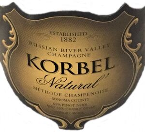 Drink Label: Korbel Natural (E. Korbel & Bros., Inc., United States of ...