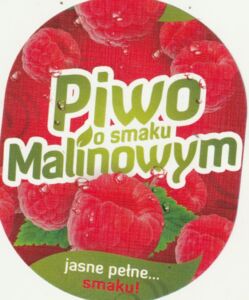 Drink Label: Piwo o smaku malinowym (Browar Jablonowo, PolandCol:PL ...
