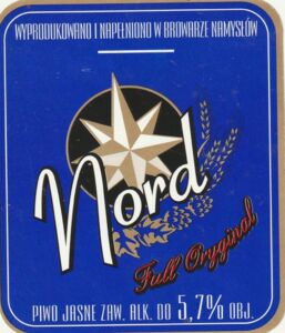 Drink Label: Nord (Browar Namyslow, PolandCol:PL-BEER-006700
