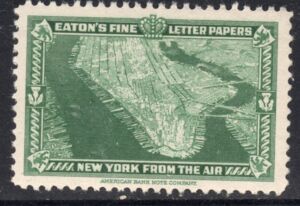 Stamp: New York from the Air (United States of America: Cinderella ...