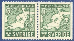 Stamp: 300 Anniversary of First Swedish Marine Chart (Sweden(300th ...