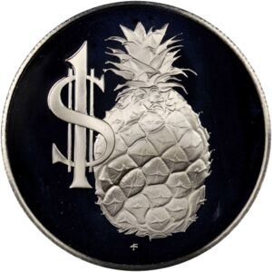 Coin: 1 Dollar (Pineapple) (Cayman Islands) (1972~Today - Numismatic ...