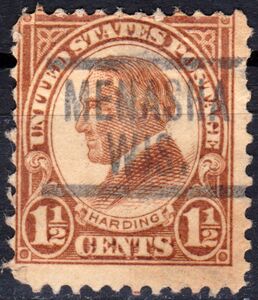 Stamp: Warren G. Harding (1865-1923), 29th President of the USA (United ...