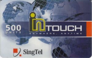 Phonecard: Intouch - anywhere, anytime (Singapore Telecom, Singapore ...