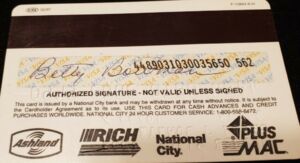 Bank Card: Performance Card (National City Bank, United States of ...