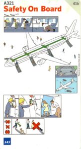 Safety Card: A321 (SAS Scandinavian Airlines, WorldwideCol:SAS-XN-0026
