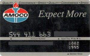 Bank Card: Amoco (Associates National Bank, United States of AmericaCol ...
