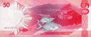 Banknote: 50 Piso (Philippines(2010-2022 "New Design" Issue) Wor:P-207d.1